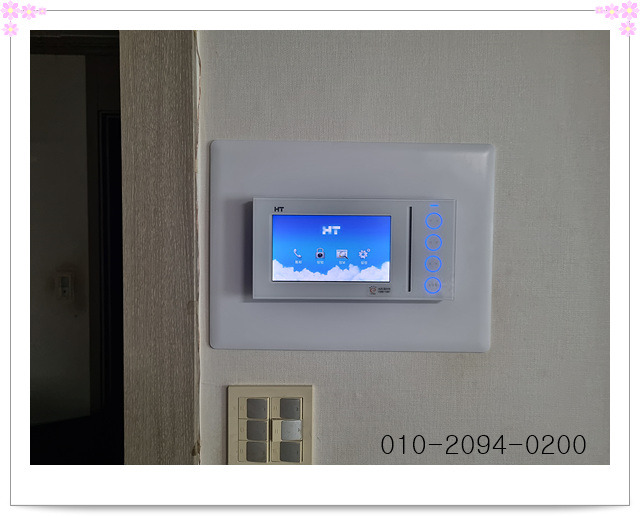 인천비디오폰설치 /인천 서구 경서동 우성에쉐르빌아파트 현대비디오폰HNT- 179교체설치입니다