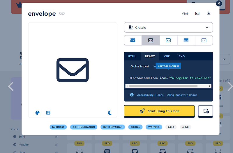 [Next.js] Next.js/React 에 Font Awesome Icon 적용하기/ 아이콘 추가하는 법 — 31일 개발로그