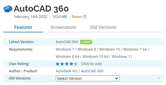 AutoCAD 360 무료 다운로드
