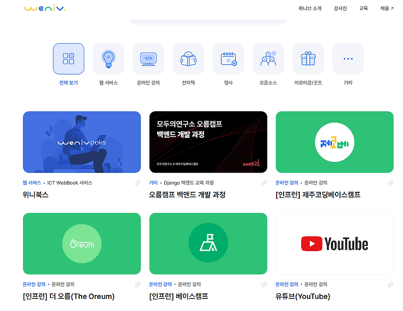 위니브(Weniv) 소개