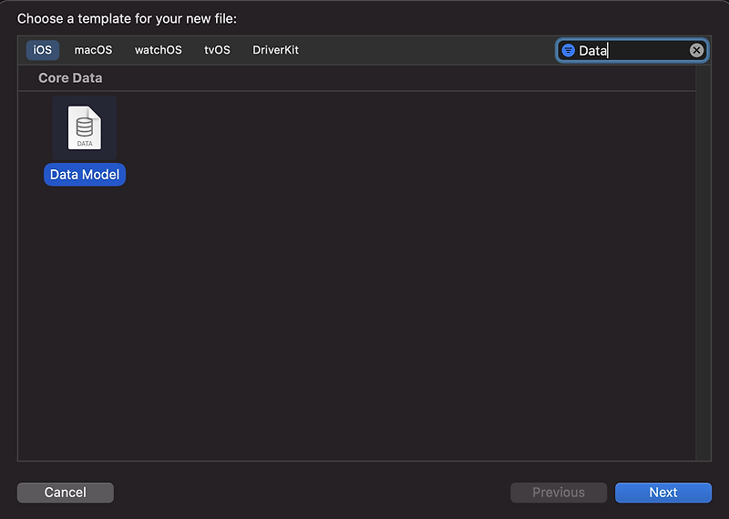 [iOS, Swift] CoreData 초기 설정 안 해주었을 시 수동 설정방법