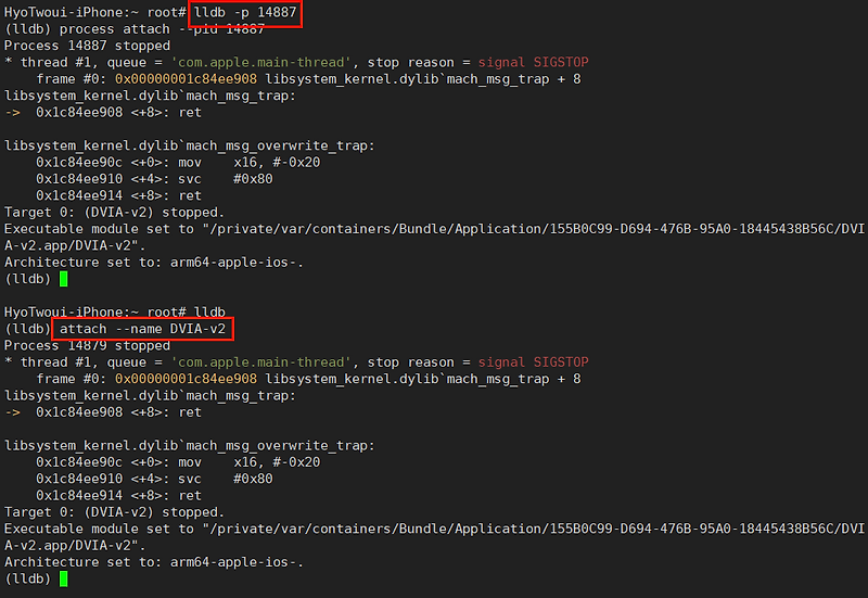 [iOS] LLDB를 이용한 동적 디버깅 분석 - 활용편