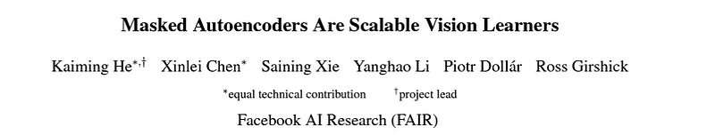 [논문 리뷰] Masked Autoencoders Are Scalable Vision Learners(MAE) :: Just ...