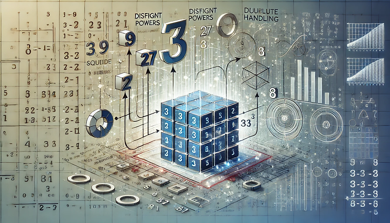 [C/C++] Project Euler #29 Distinct Powers