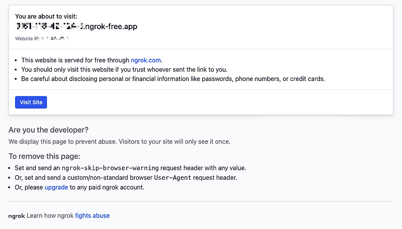 Ngrok 사용 시 발생하는 CORS에러 해결