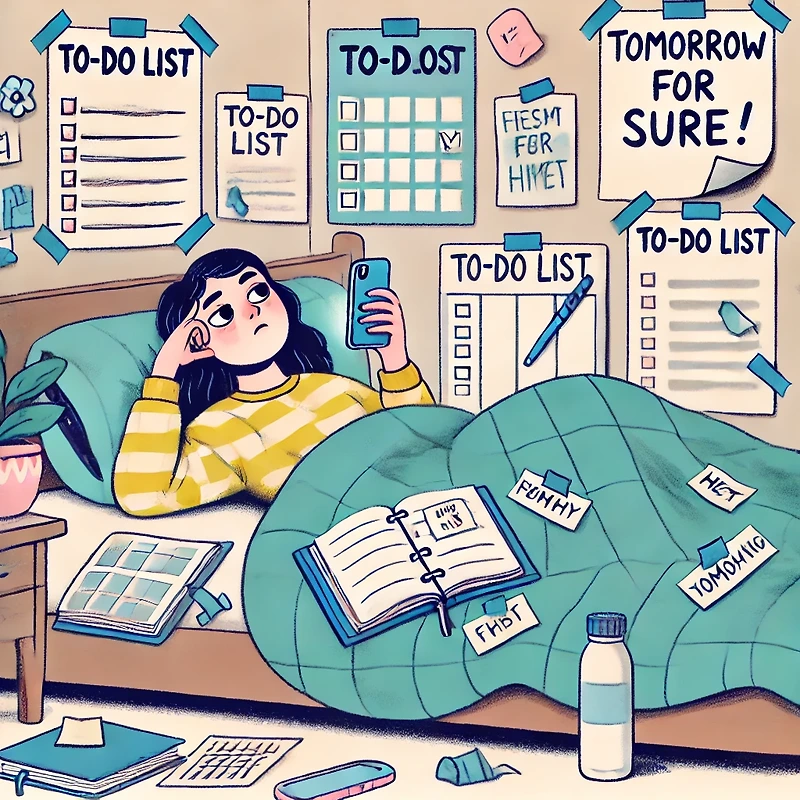 내가 오늘 안 한 것들 리스트 (그게 문제다)