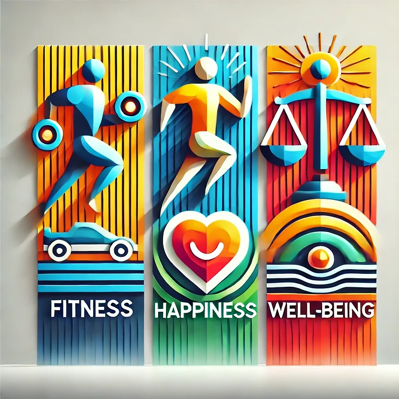 Wellness의 Core Value = Fitness + Happiness + Well-being