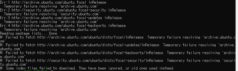 Ubuntu 20.04.6 'sudo apt-get update' Error