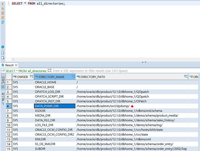 오라클 - DB dump & import — Park_jeong_su