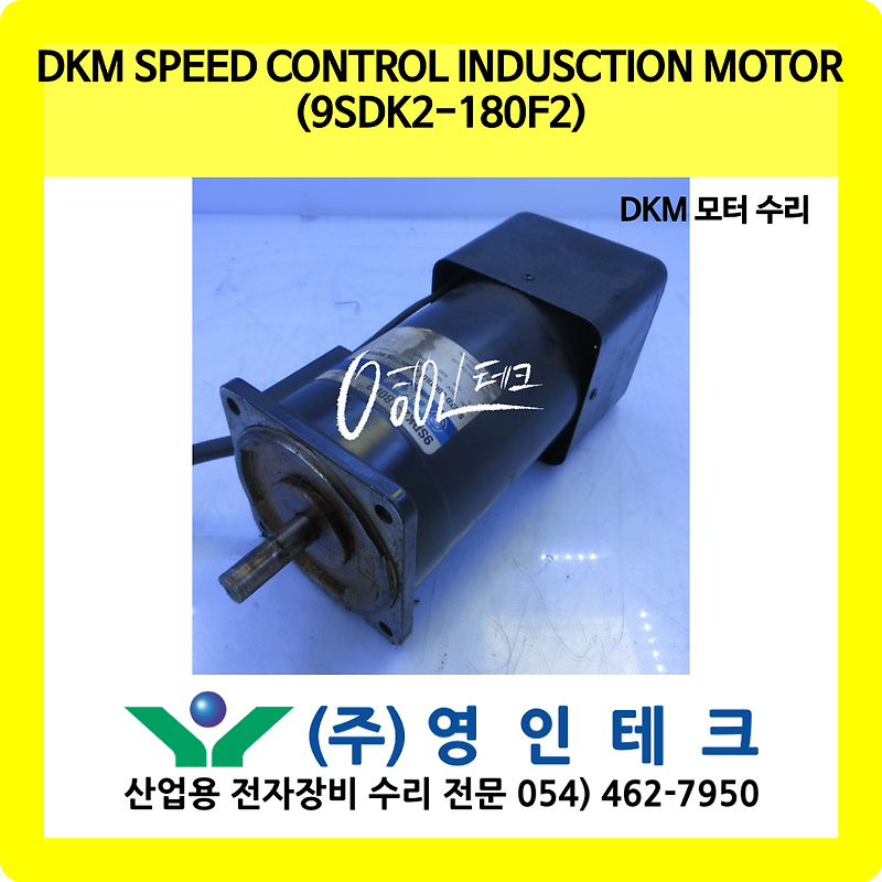 DKM SPEED CONTROL INDUSCTION MOTOR (9SDK2-180F2) DKM 모터 수리