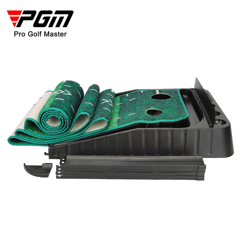 PGM TL021 3M 골프 퍼팅 매트 퍼터 트레이너 그린 카펫 연습 세트 볼 리턴