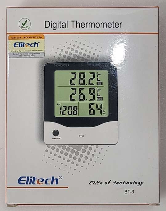 제품소개]Elitech브랜드 3CH 온습도계 BT-3
