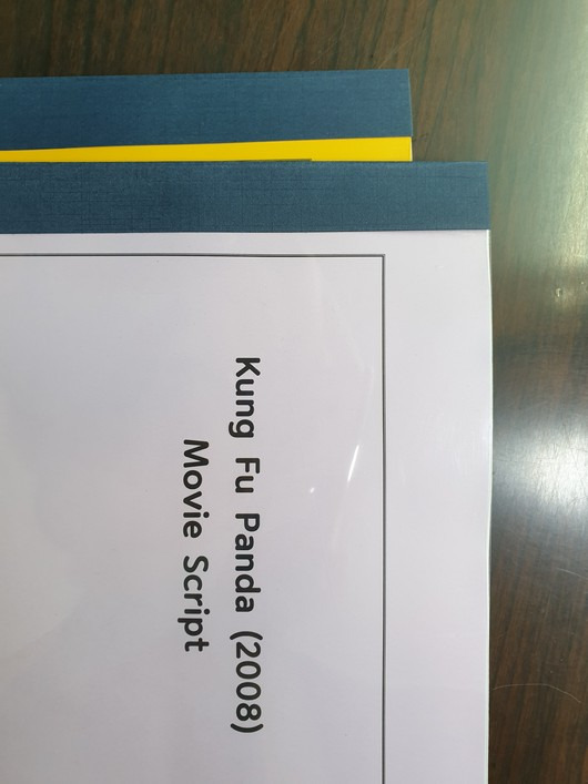 영화/미드대본(Movie Script) 자료 몰 :: Kung Fu Panda (2008) 쿵푸팬더 영화영어대본 제본