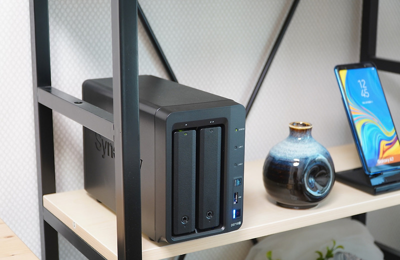 시놀로지 SYNOLOGY 가정용 나스 추천 DS718+ 개봉 및 NAS 서버 구축 후기