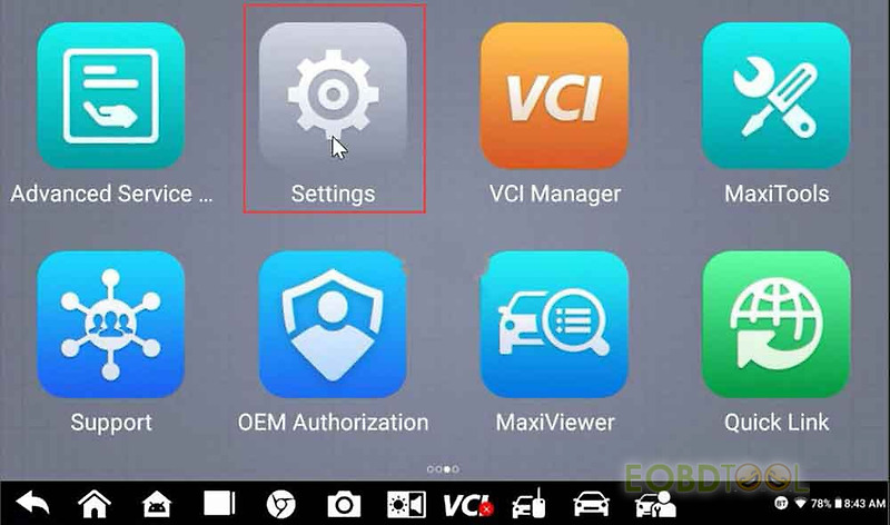 Autel IM508/IM508S IM608/IM608 II 또는 OTOFIX IM1/IM2를 공장 설정으로 재설정하는 방법?