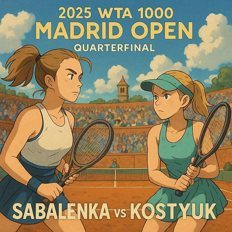 2025 WTA1000 마드리드 오픈 8강 아리나 사바렌카 vs 마르타 코스튜크