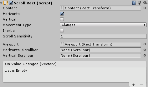 [Unity] Rect Scroll View관련 Tip