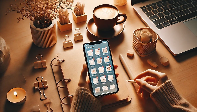 스마트폰 정리만 잘해도 하루가 달라져요