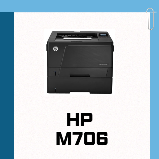 HP LaserJet Pro M706 설명과 드라이버