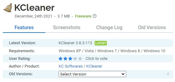KCleaner 무료 다운로드