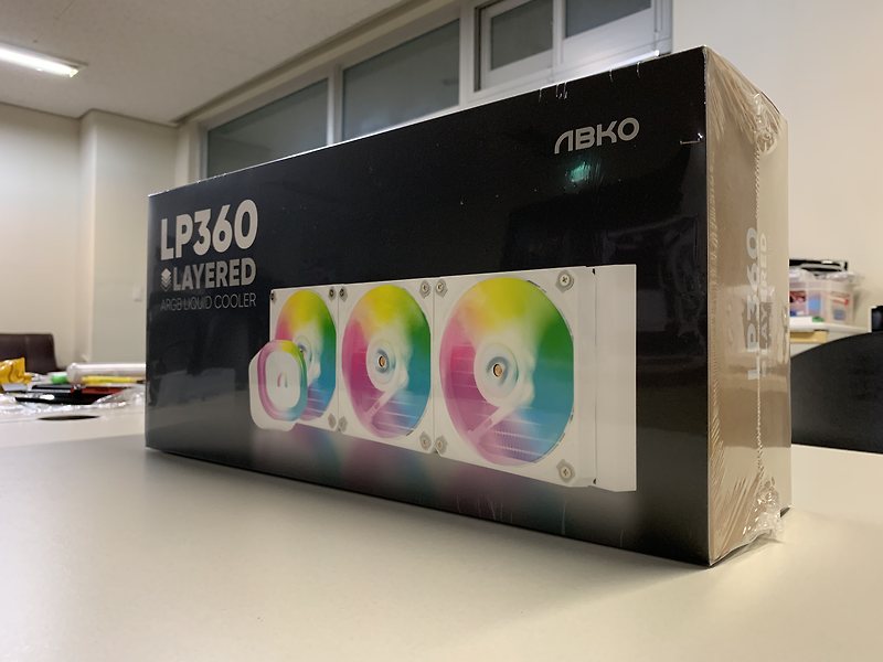 앱코 LP360 레이어드 ARGB 화이트 수랭쿨러 :: 개발자의 일상