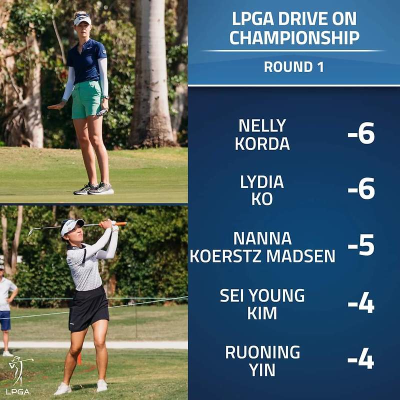 2024년 LPGA 투어 드라이브 온 챔피언십 1라운드 강민지 김세영 공동 4위