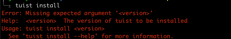 [Tuist 4.x] Tuist install이 먹히지 않을 때. :: chongin12