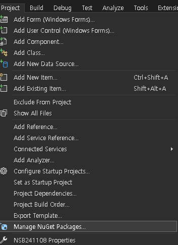 C# .NET Framework 4.8 프로젝트에서 SQLite 사용하는 방법