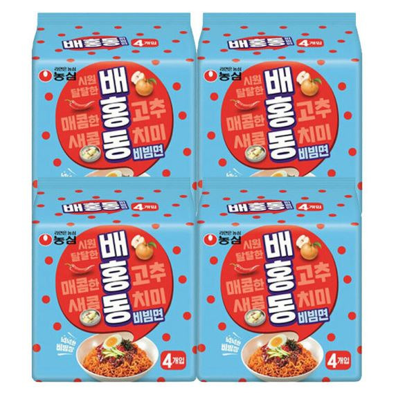 배홍동 비빔면 137g X 4입 4개(총16개) 할인