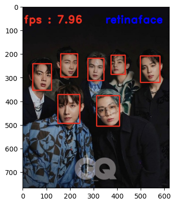 face dection-Retina face, Dlib