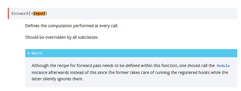 nn.Module 입력과 forward 함수: Pytorch에서 모델 호출법