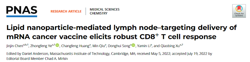 The review of Lipid nanoparticle-mediated lymph node-targeting delivery ...
