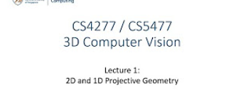 [Multiple View Geometry] Chapter 2,3 (Part 1/2)