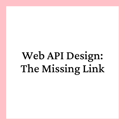 웹 API 설계: 놓치기 쉬운 핵심 - URL 설계