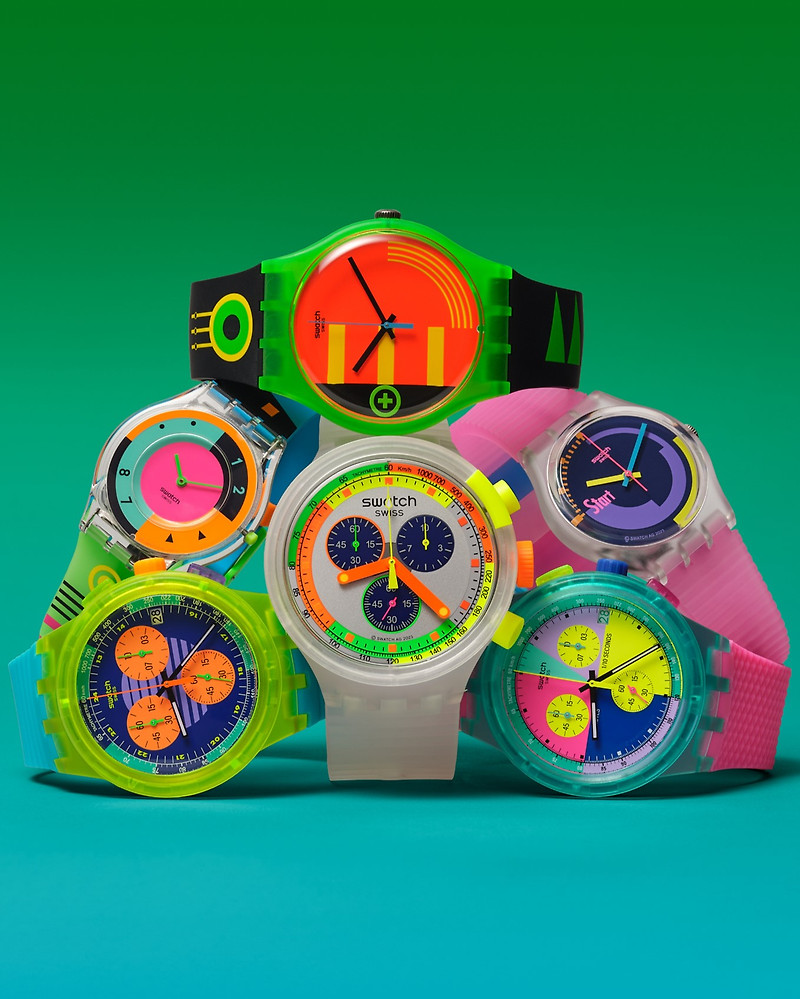 스와치(SWATCH), ‘Swatch NEON Collection’ 더욱 강렬해진 네온 컬렉션 신규 모델 출시