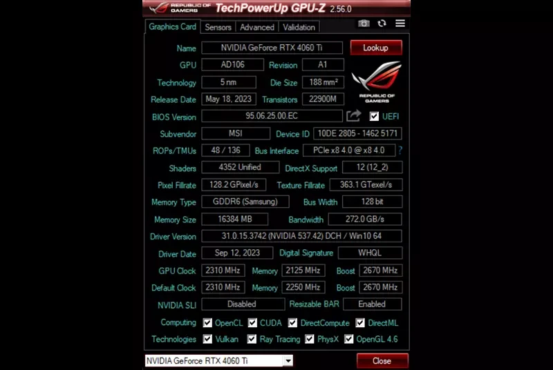 🖥️GPU-Z v2.56.0 / ASUS ROG Themed, 일상뉴스를 전하는 데일리뉴스 입니다.