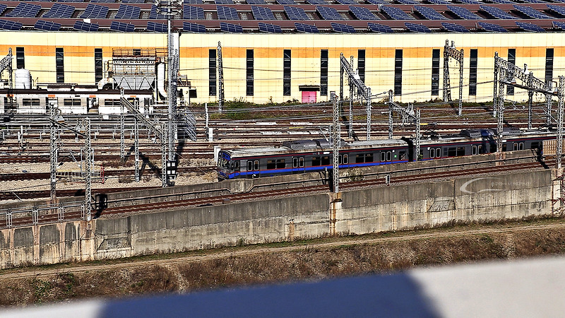 시운전 중인 서울교통공사 4호선 417편성 전동차