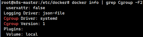 docker Cgroup Driver 변경