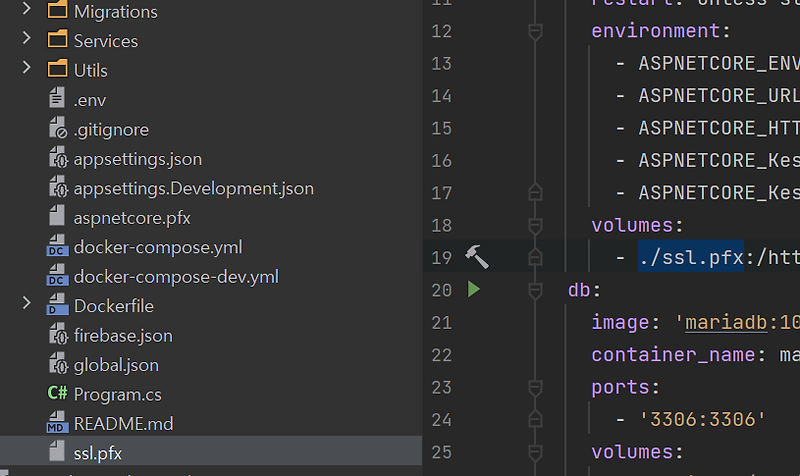 Asp.Net Core 서버에 HTTPS(ssl)를 적용하기 위한 Docker compose 세팅 방법
