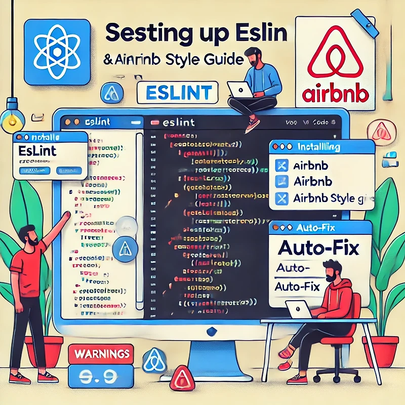 VS Code에서 ESLint와 Airbnb 스타일 가이드 플러그인 설치 및 사용 가이드(React)