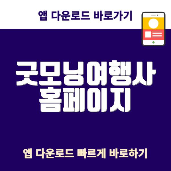 굿모닝여행사 홈페이지 (https://www.gmtr.co.kr)