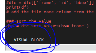 visual block, shell 주석처리 하는법 [키보드만 사용][매우 쉬움!!][그림설명]
