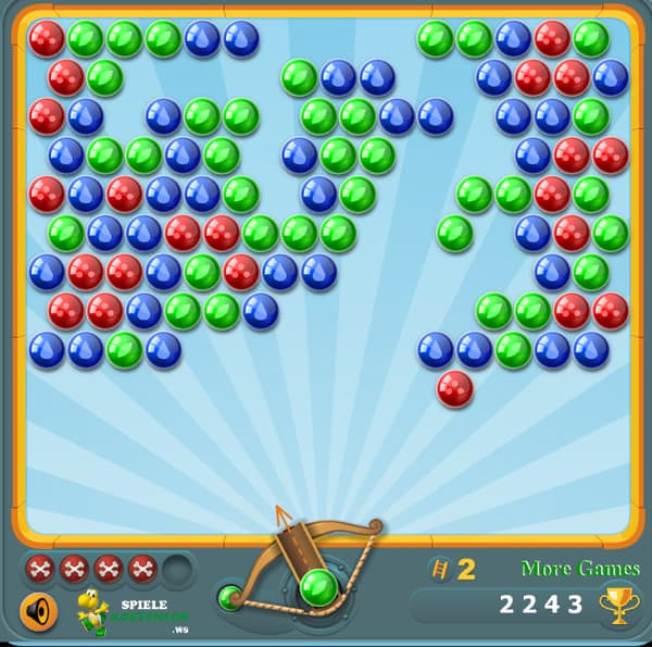 버블슈터 2탄 게임하기 Bubble Shooter 2 오락실 고전게임
