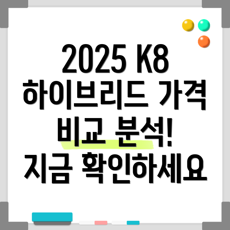 2025 k8 하이브리드 가격