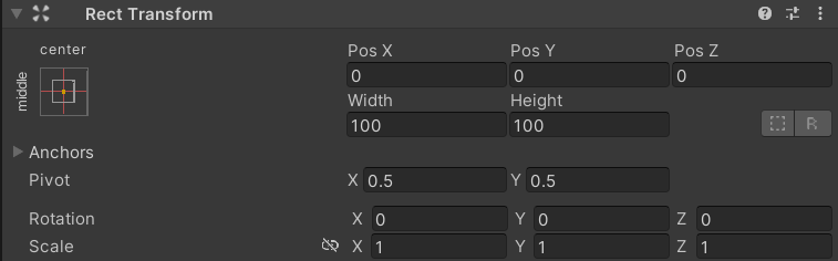 [Unity] Anchor Presets