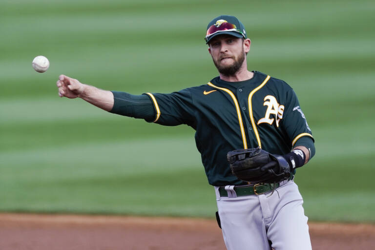 오클랜드의 메이저리그 로스터에 합류한 제드 라우리 (Jed Lowrie)