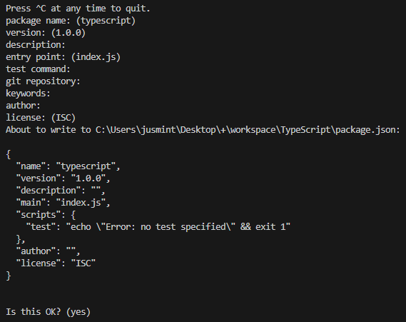 [TS] TypeScript 프로젝트 시작하기