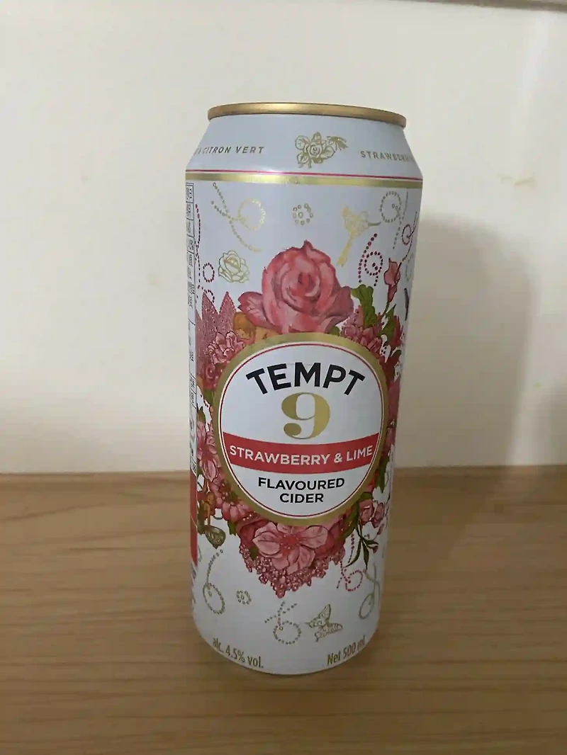 [맥주 리뷰] 템트 나인(TEMPT 9) 스트로베리 & 라임 후기