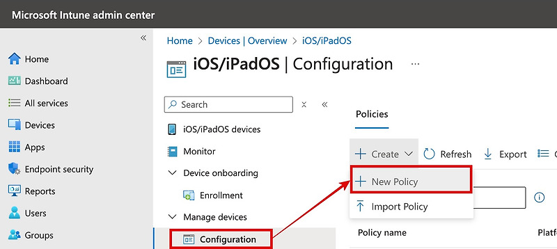 Intune 아이폰 아이패드 비공개 Wi-Fi 주소 기능 비활성화(Disable MAC address randomization ...