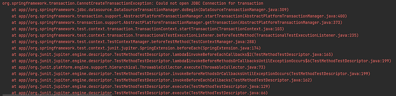 Jpa Could Not Open Jdbc Connection For Transaction